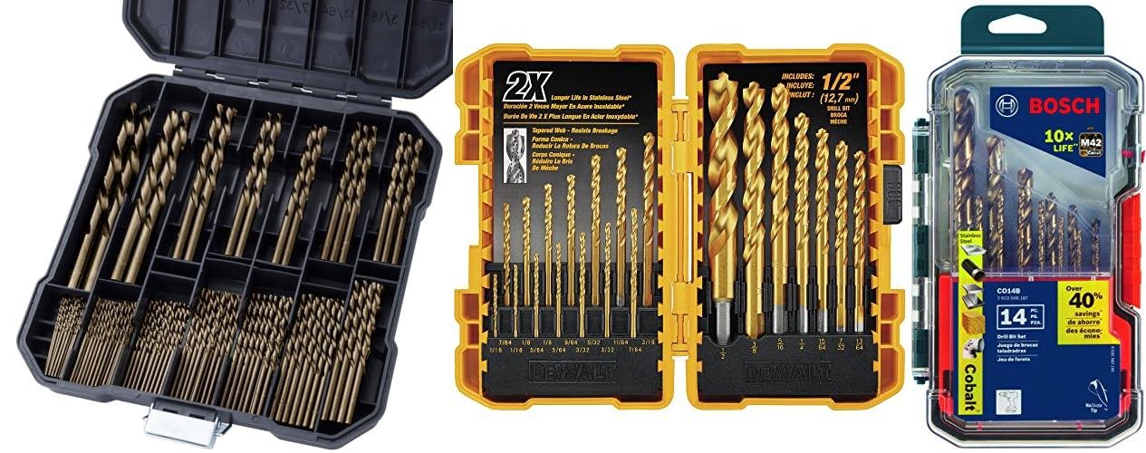 Top 5 Drill Bit Sets for Stainless Steel: Reviews & Buying Guide - The ...
